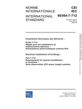 Iec 60364 7 712 2002