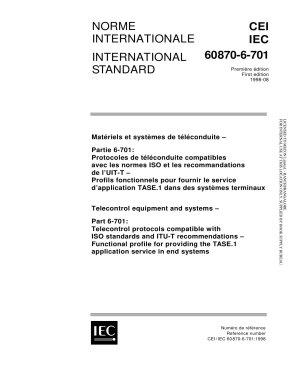 Iec 60870 6 701 1998