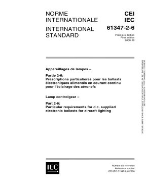 Iec 61347 2 6 2000