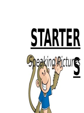 Starters 1 Speaking Practice PowerPoint