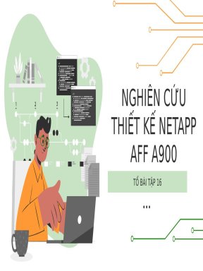 Nghiên cứu thiết kế netapp aff a900 tổ bài tập 16