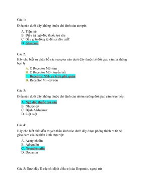 123Doc 250 cau trac nghiem duoc ly 1 phan 1