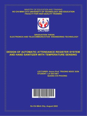 Design of automatic attendance register system and hand sanitizer with ...