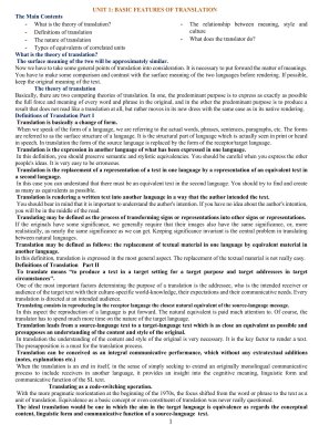 TÀI LIỆU THI CUỐI KHOÁ DỊCH ĐẠI CƯƠNG EHOU