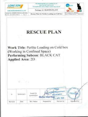 Rescue Plan Perlite Loading On Cold Box