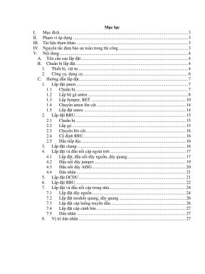 Hướng dẫn lắp đặt thiết bị 4G (ENodeB) chủng loại Nokia tại Viettel