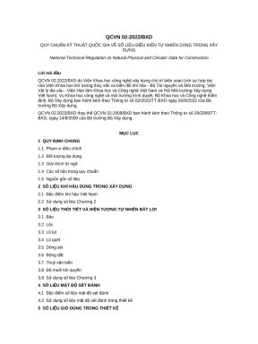 QCVN 02 2022 BXD QUY CHUẨN KỸ THUẬT QUỐC GIA VỀ SỐ LIỆU ĐIỀU KIỆN TỰ NHIÊN DÙNG TRONG XÂY DỰNG