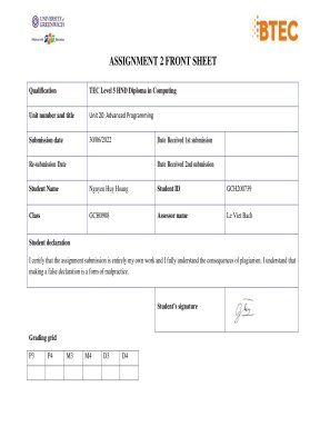ASM 1 Advanced Programming 1651FPT Greenwich (Full Distinction criteria) (new 2022))