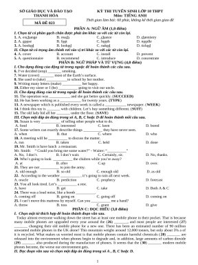 50 Đề Thi Vào 10 Môn Anh Tỉnh Thanh Hóa Có Đáp Án Mã Đề 023.Pdf
