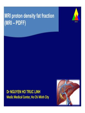 MRI proton density fat fraction (MRI – PDFF)