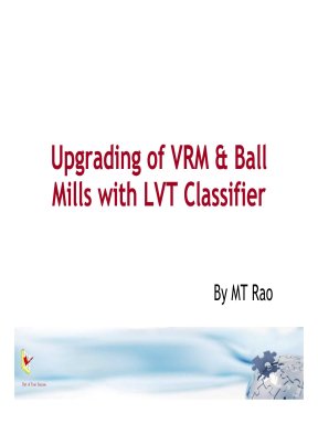 Giải pháp cải tiến máy nghiền xi măng Upgrading of VRM Ball Mills with ...
