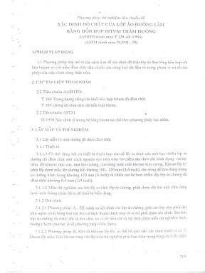 Aashto t230 86 astm d2041 78 xác định độ chặt của lớp áo đường làm bằng ...