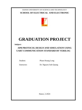 Graduation project subject apb protocol design and simulation using uart communication standard ...